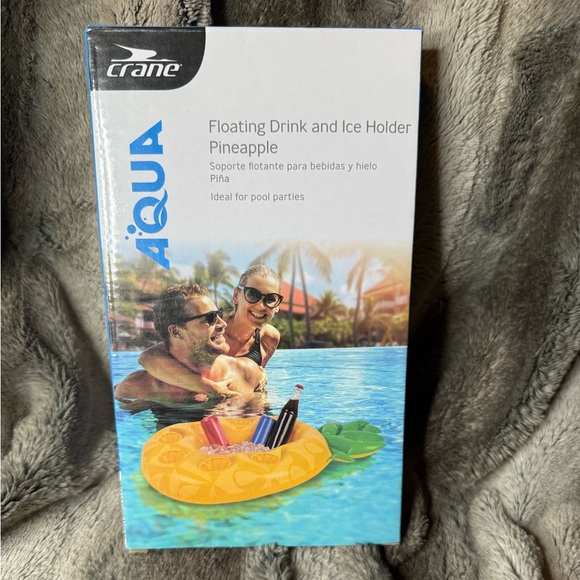 Aqua | Other | Aqua Floating Drink And Ice Holder Pineapple | Poshmark
